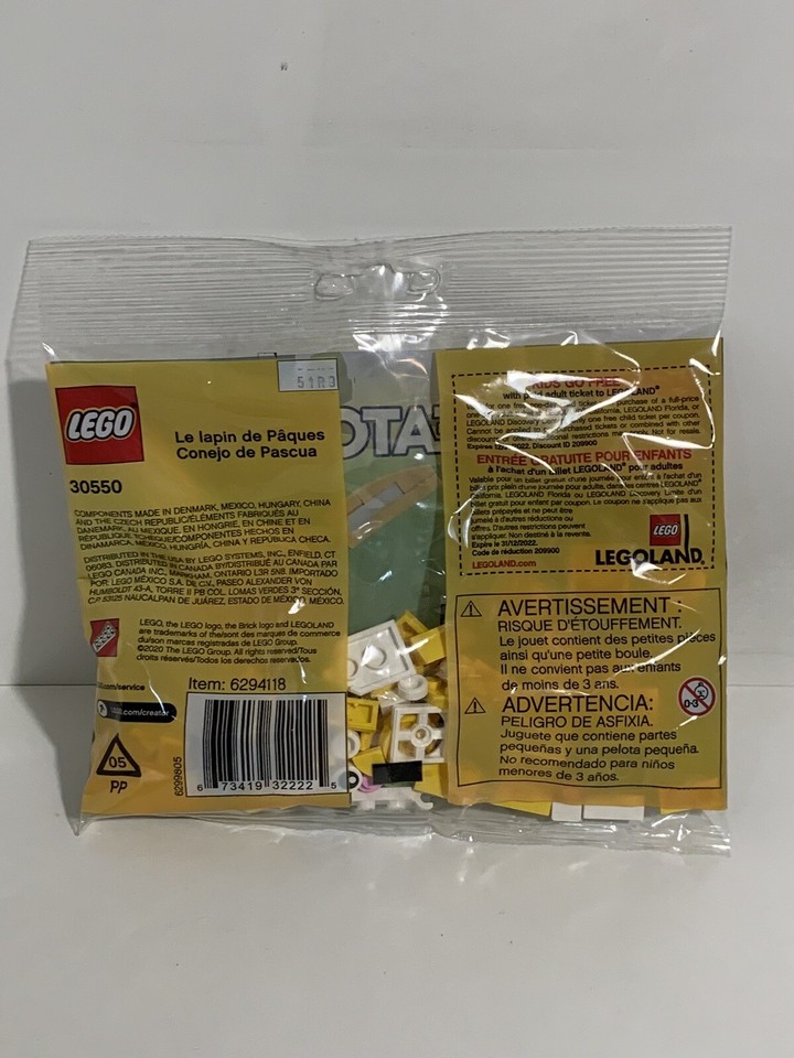 LEGO Polybag 30550 Creator Easter Bunny BRAND NEW, 67 Pieces | eBay