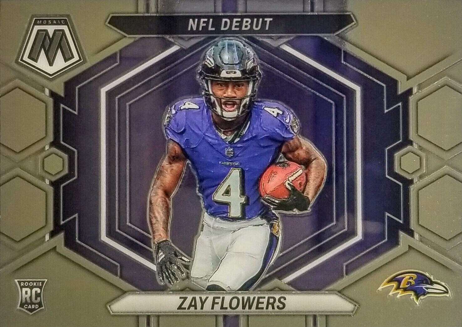 2023 Panini Mosaic - Nfl Debut Zay Flowers #Nd-18 (RC) for sale online ...