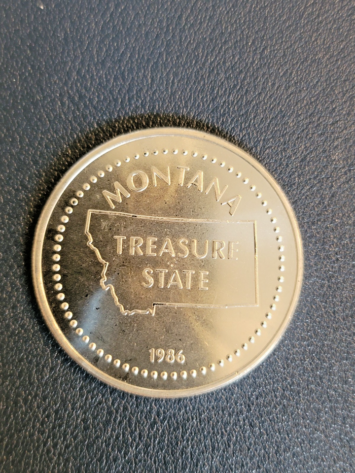 VINTAGE ENGELHARD Montana Big Sky Country 1986 BU 1OZ .999 LESS THAN 3K ...