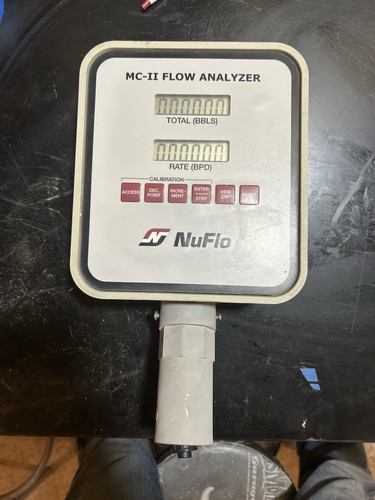 NUFLO Cameron MC-II Flow Analyzer Assembly (Tested, New Battery&Sensor ...