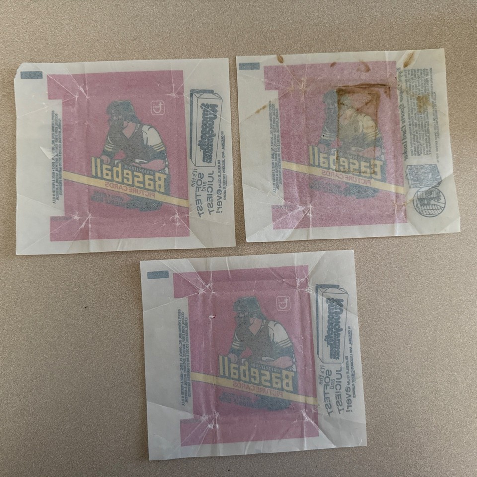 1978 Topps Baseball Cards Empty Wax Pack Wrappers | eBay