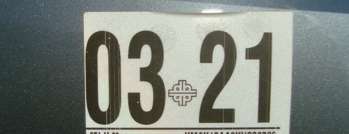 License Plate Aloha Bracket Hawaii Safety Check Sticker, Design below ...