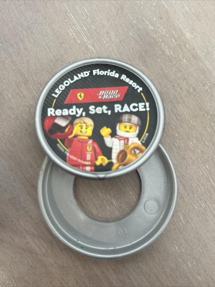 Legoland Florida Resort Ferrari Ready, Set, Race Pop Badge Lego | eBay
