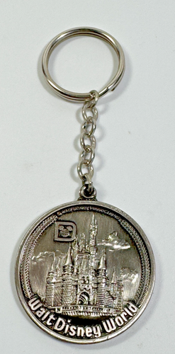 Vintage Walt Disney World Keychain Metal Coin Medallion 5 Parks ...