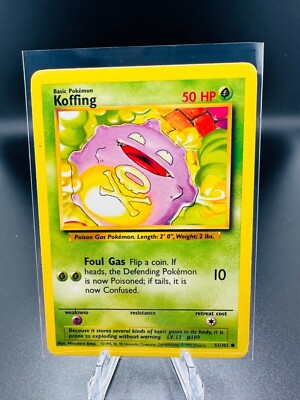 Pokemon TCG - Koffing 51/102 - Base Set 1999 | eBay