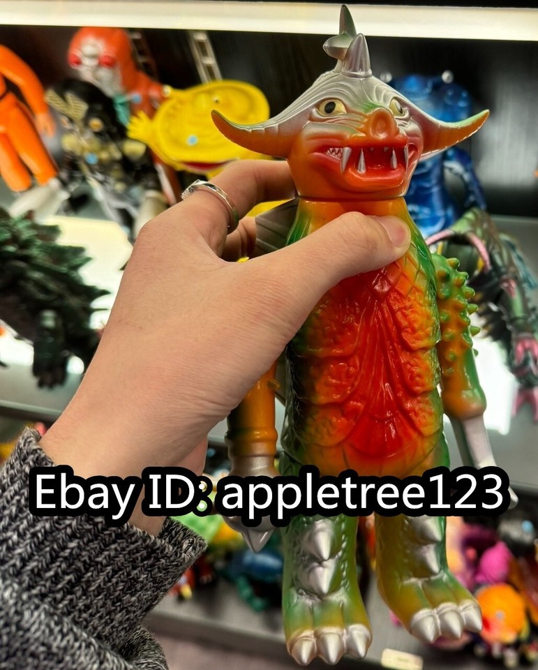 Bullmark Ultraman Series Baraba Kaiju Green Red Limited Figure Sofubi ...