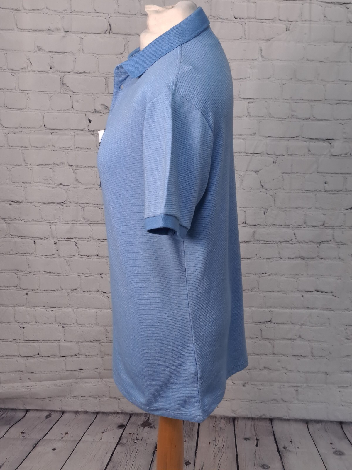 Primark Blue Short Sleeve Collared T Shirt Mens Size Medium (EF15) | eBay