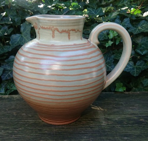 Old Jug Water Jug Ceramic Jug Relief Running Glaze 3999/A 50s | eBay