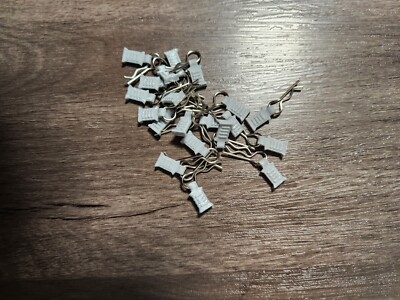 20 pack of Silver RC Body Clips and Grey Pull Tabs | eBay