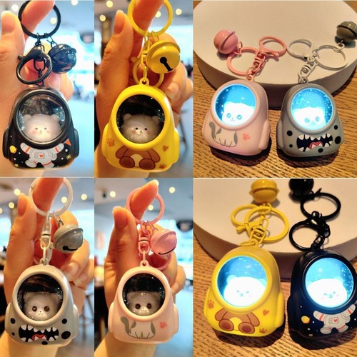 Cute Key Ring Ornaments Kawaii Keychain Animal Pattern Bag Pendants ...