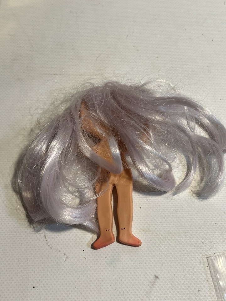 Vintage 1969 Ideal Flatsy Dewie Doll No Outfit White Hair | eBay