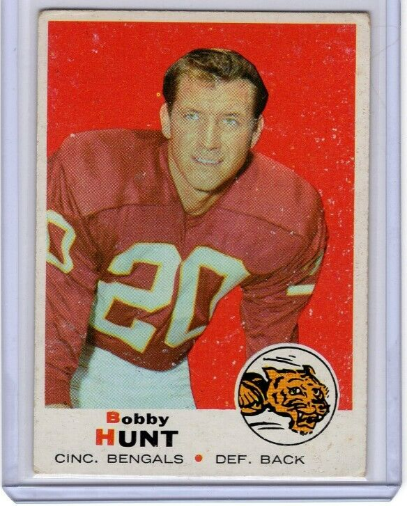 1969 Topps #243 Bobby Hunt Cincinnati Bengals | eBay