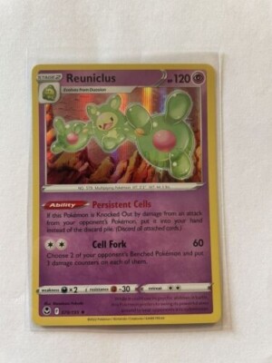 Reuniclus 078/195 Holo Silver Tempest Pokemon TCG Card NM Packed Fresh ...
