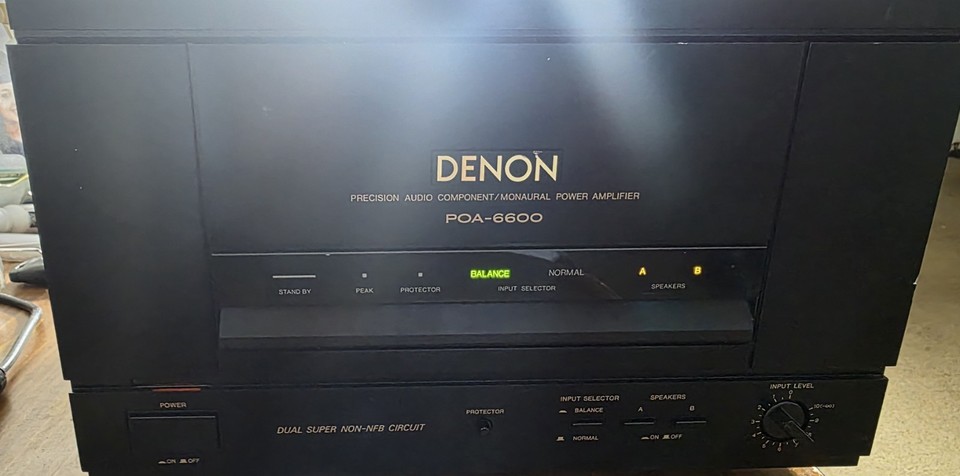 One Denon POA-6600 Monoblock Power Amplifier | eBay