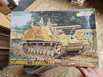 1997 Dragon / Shanghai 6004 Hummel Sd.Kfz. 165 German Tank 1/35 Model ...