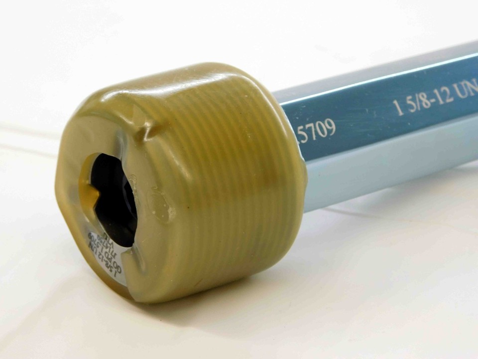 NEW 1 5/8 12 UN 2B VERMONT THREAD PLUG GAGE 1.625 GO NO GO PDS= 1.5709 ...