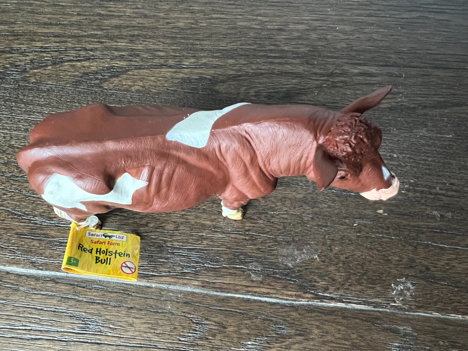 Safari Ltd RED HOLSTEIN BULL Cow Farm Animal Figure Retired 249529 Rare ...