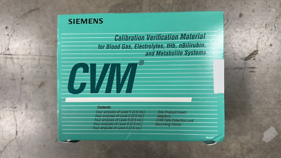 SIEMENS CVM Calibration Verification Material for blood gas | eBay