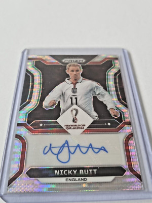 Nicky Butt Manchester United & England 2022 Panini Silver Breakaway ...