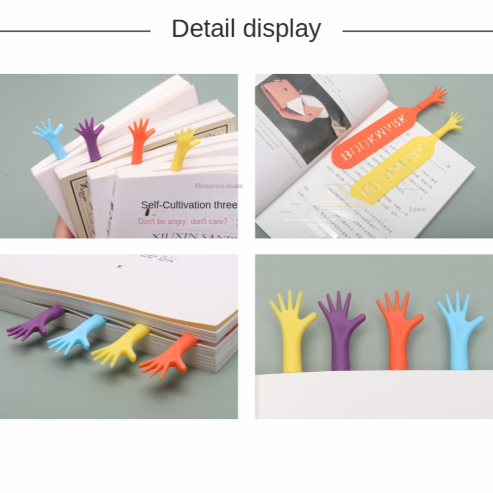4/5pcs Creative Bookmark Cartoon Book Page Marker Office School Supply ...