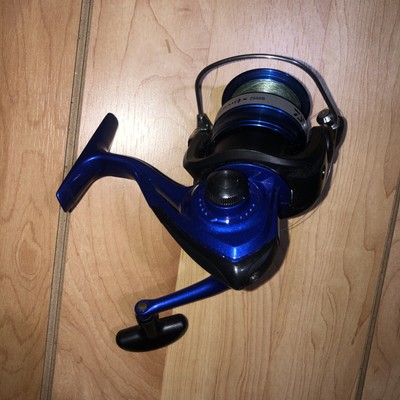 Daiwa Samurai 2500B spinning reel Blue And Black Nice Smooth | eBay