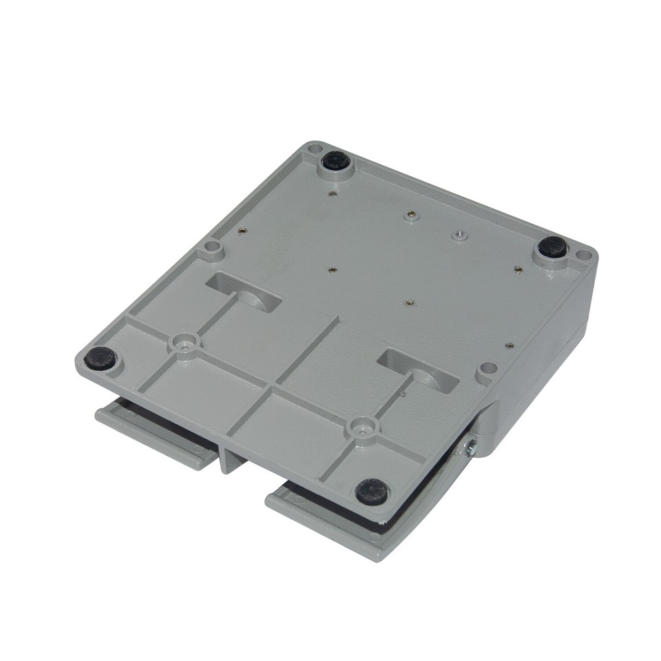 Heavy Duty Dual Foot Switch Pedal w/Guard 380VAC 10A NO/NC Aluminum ...