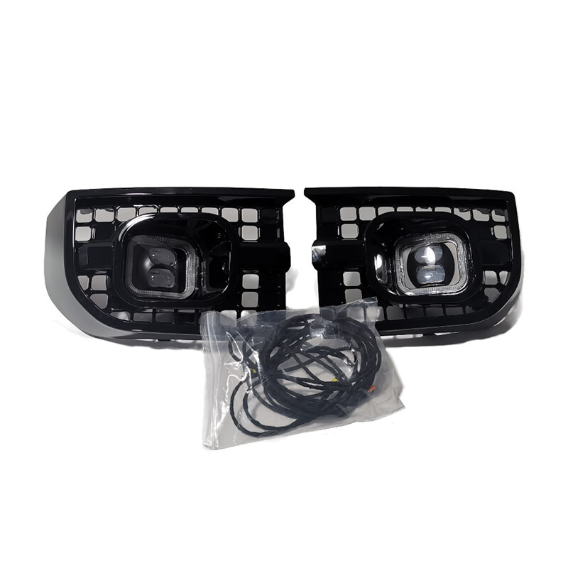 Left+Right Front Fog Light LED Driving Lamp For LR Defender 90 110 130 ...