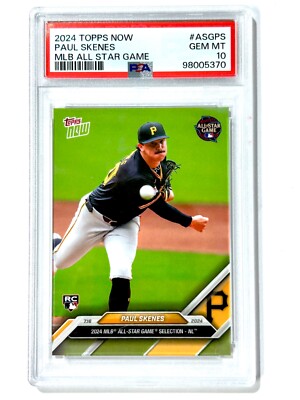 2024 Topps Now PAUL SKENES #ASG-PS MLB All Star Game - PSA-10 | eBay