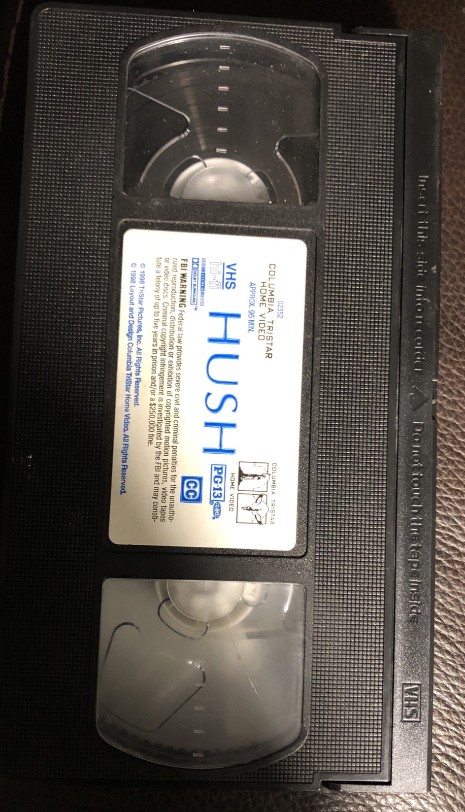 Hush Jessica Lange, Gwyneth Paltrow Horror Brand New Sealed VHS, 1998 ...