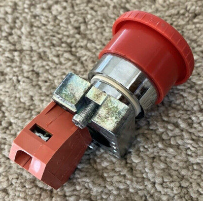 Automation Direct Red Twist Lock Estop push button w/ ECX 1030 NC ...