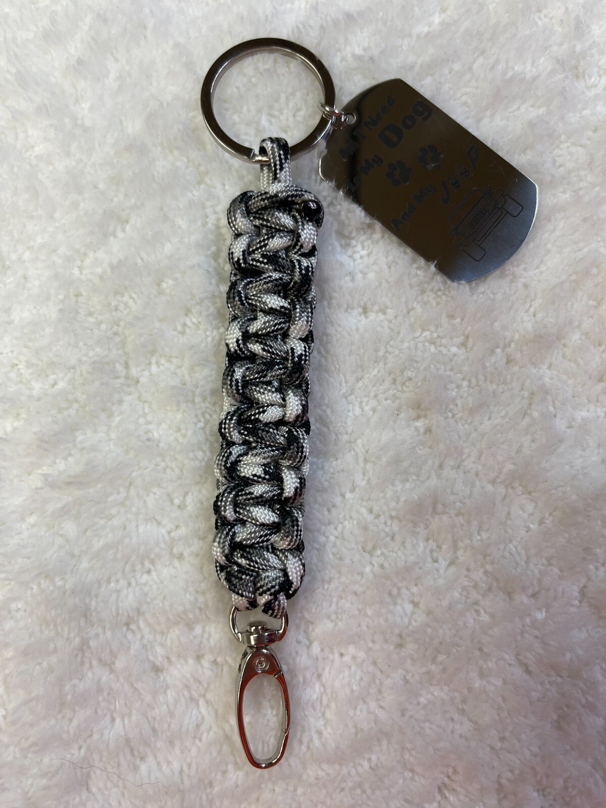 Keychain for the 4x4 Offroad 4WD Vehicle Enthusiast & Dog Lover, with ...