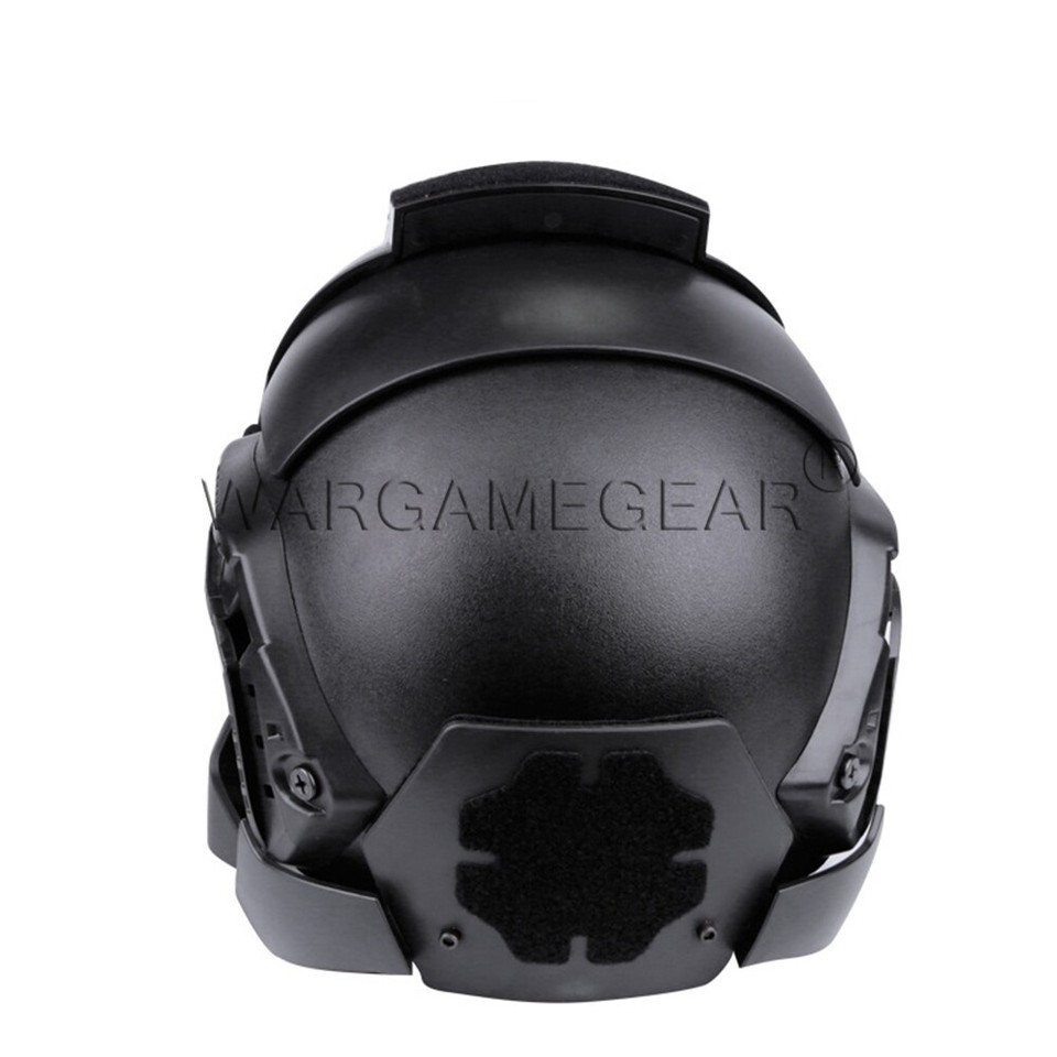 Tactical Retro Medieval Iron Warrior NVG Helmet Paintball Full Face ...