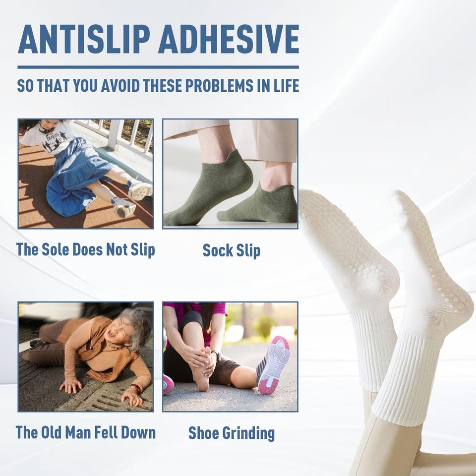 Sock Stop Glue 3.5oz, Anti Slip Sock Glue Transparent Waterproof Fabric ...