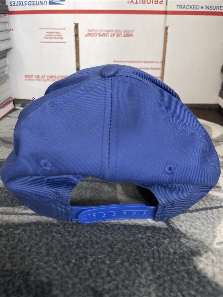 Toronto Blue Jays VTG 90s Blue MLB Logo 7 Plain Logo Hat/Cap Snapback ...