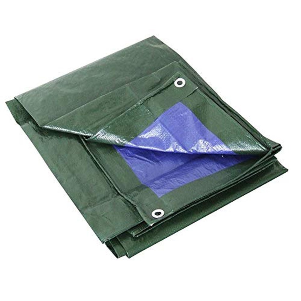 TELO TELONE OCCHIELLATO IMPERMEABILE POLIETILENE ESTERNO 4x5m 80g/mq ...