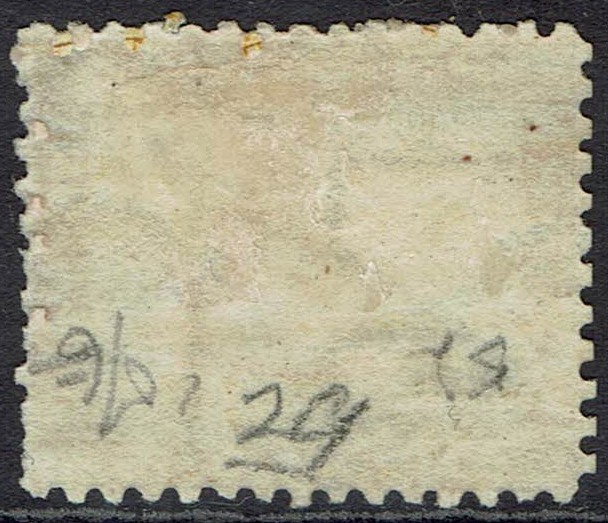 WESTERN AUSTRALIA 1864 SWAN 1D WMK CROWN CC SIDEWAYS CROWN TO LEFT PERF ...
