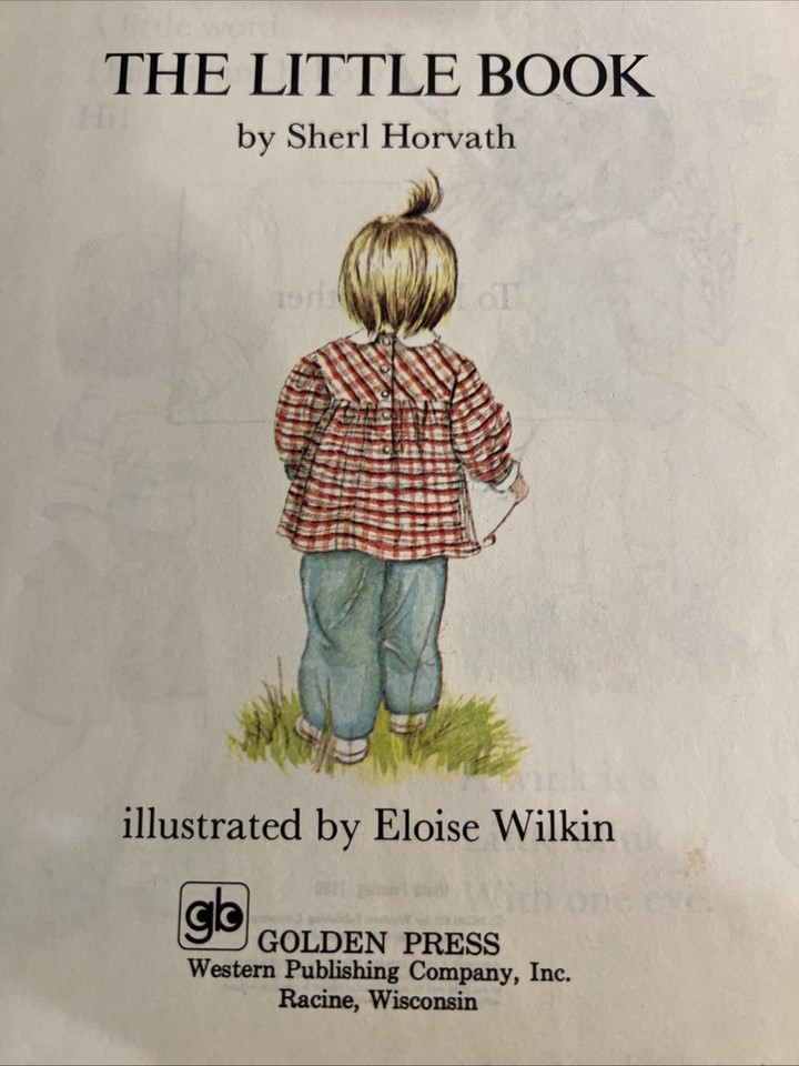 Vintage A Little Golden Book The Little Book 209.3 .69 1980 #3058 | eBay