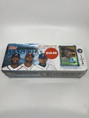 2011 Topps Complete Set Baseball Factory Sealed - Mickey Mantle Gold ...