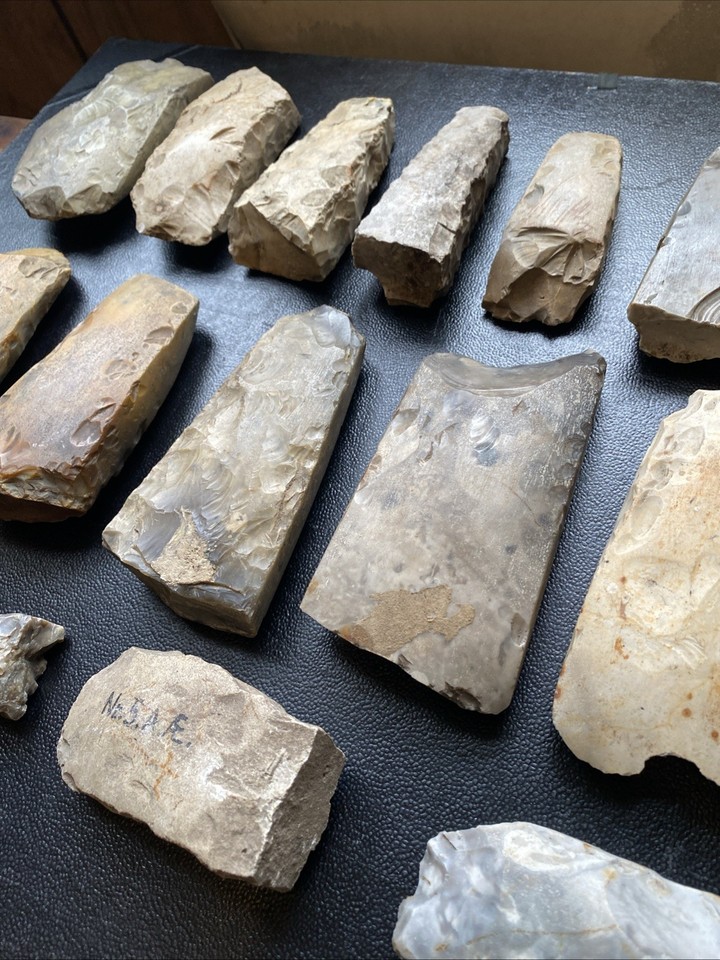 Lot of 20 Danish Neolithic Flint Axes, Polished & Flaked 5000-3000 BC ...