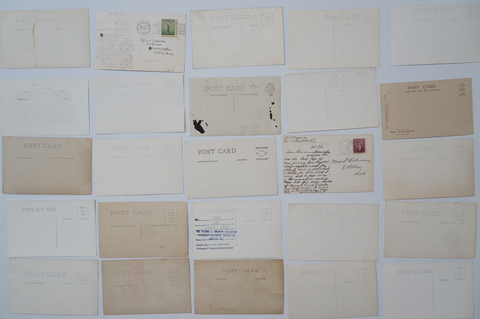 RPPC Postcard Lot of 25 Vintage Real Photo Postcards Antique Old Photos ...