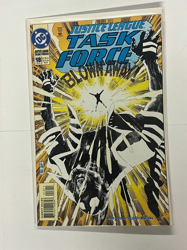 Justice League Task Force Comic Book #18 DC 1994 | Combined Shipping B ...