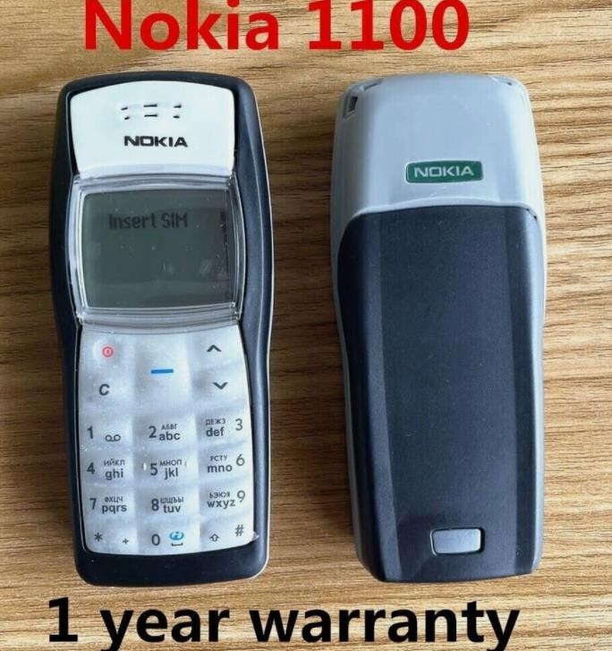 l Nokia 3310 /1100 Unlocked 2G GSM 900/1800 Good Cellular Phone | eBay