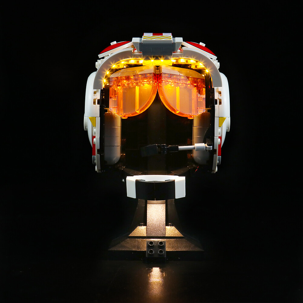 LocoLee LED Light Kit for Lego 75327 Luke Skywalker Helmet Building ...