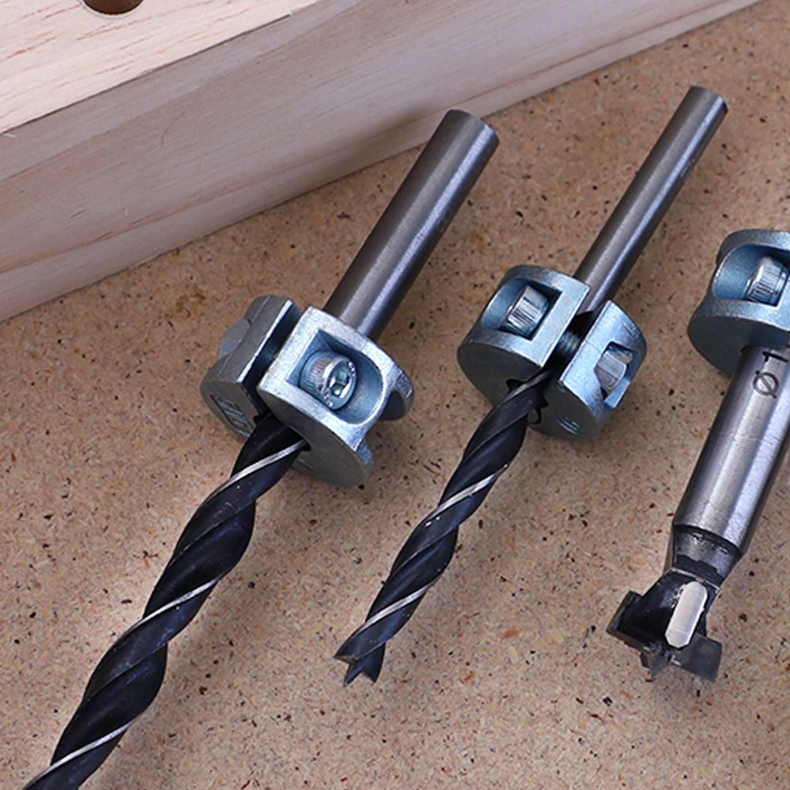 3PCS Drill Bit Stopper Collars Zinc Alloy Drilling Depth Stop Rings ...