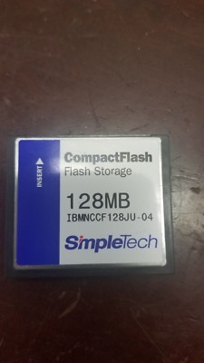 SimpleTech 128MB Compact Flash Memory Card IBM00-01329-5B5CU | eBay