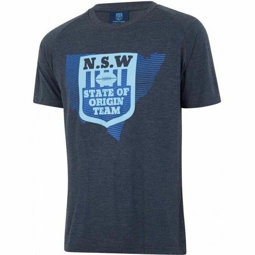 NSW Blues State Of Origin NSWRL Retro Heritage Logo T Shirt Sizes S-5XL ...