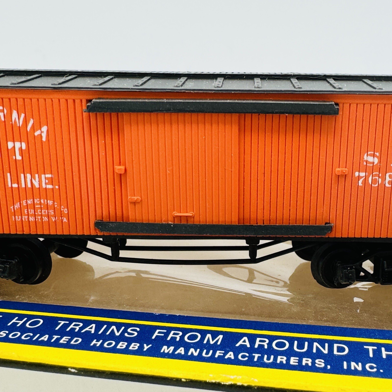 AHM 6242 HO Scale Oldtime Box Car California Fast Freight Line SP 7686 ...