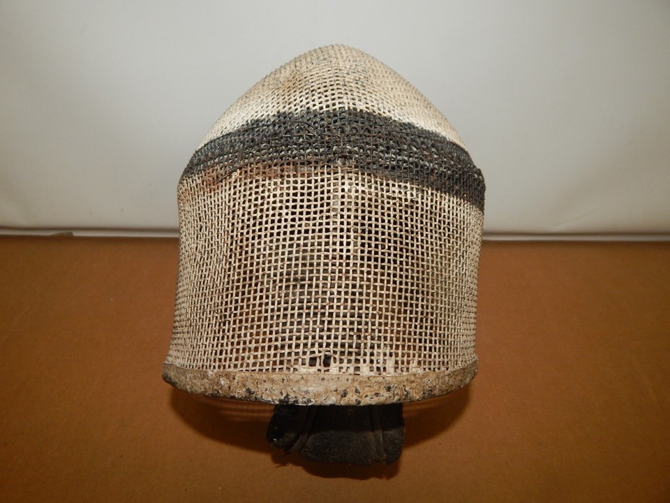 Early 1900's Antique Fencing Helmet Face Mask Medieval Metal Mesh ...