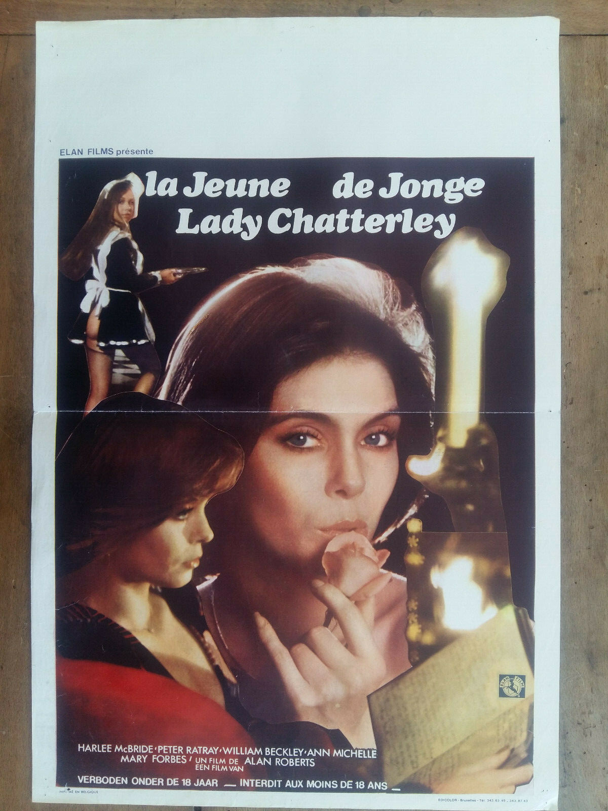 Belgian Poster The Young Lady Chatterley Alan Roberts Harlee McBride | eBay