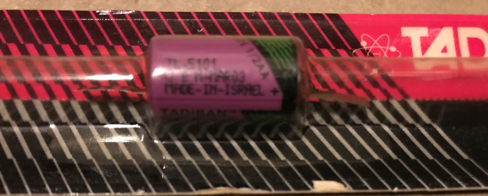 Tadiran TL-5101/T 3.6V 1/2 AA 950mAh Lithium Battery NEW factory sealed ...